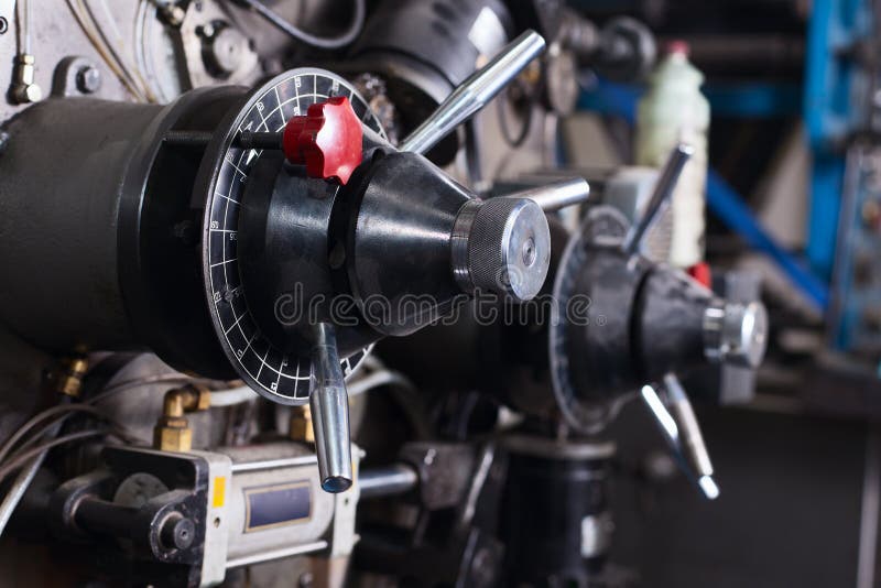 Close-up Details of Typography Machine Stock Photo - Image of machine ...