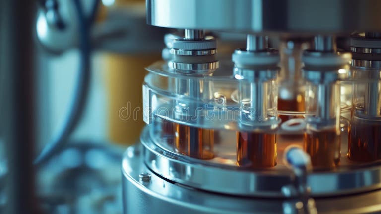 Close-Up of Dialysis Machine Components for Blood Filtering Process ...