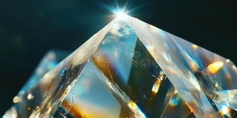 Close-up of Diamond-shaped Object Stock Image - Image of sparkle, shape ...