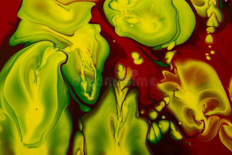 Close Up of Different Color Paint Stock Photo - Image of creative ...