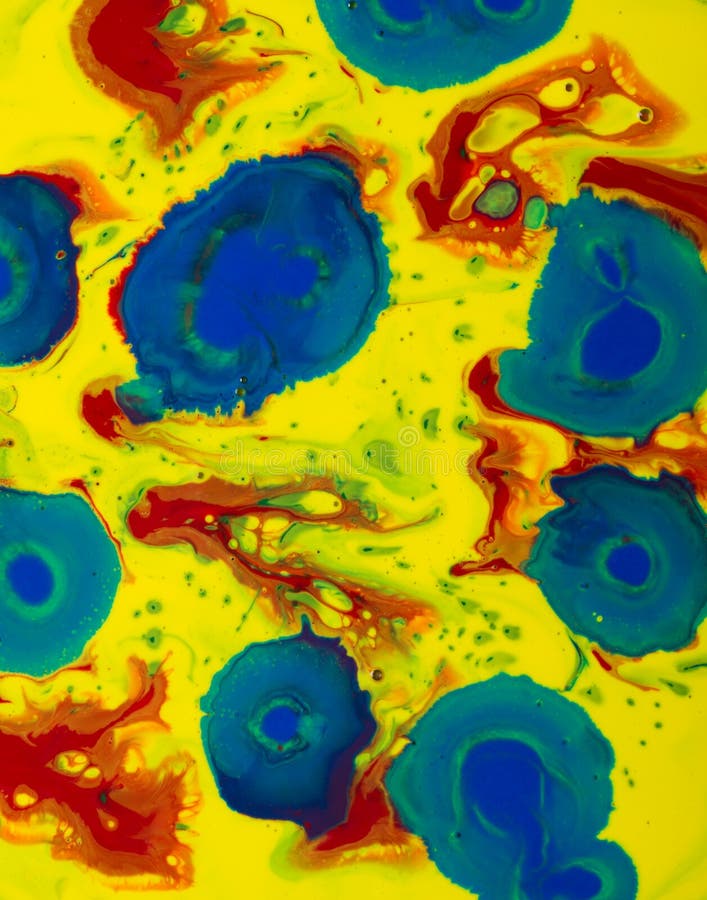 Close Up of Different Color Paint Stock Image - Image of stain, palette ...