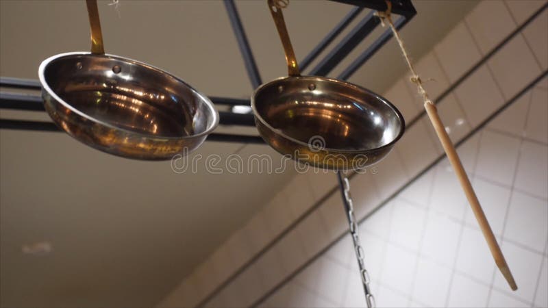 Close-up of Different Kitchen Utensils in the Restaurant or Cafe ...