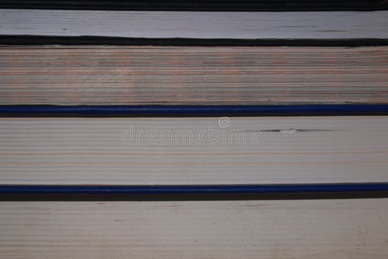 A Close Up of the Different Pages All-in Different Colors of Four ...