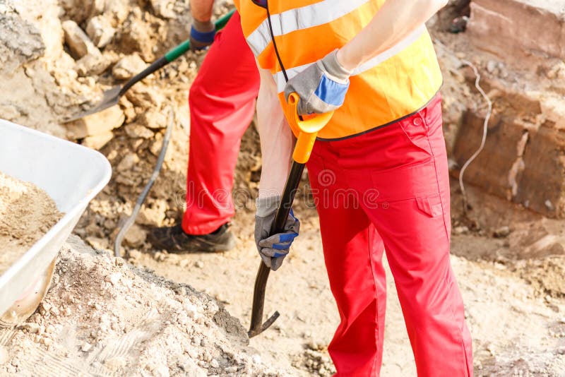 Close-up of digging stock photo. Image of reflective - 54646946