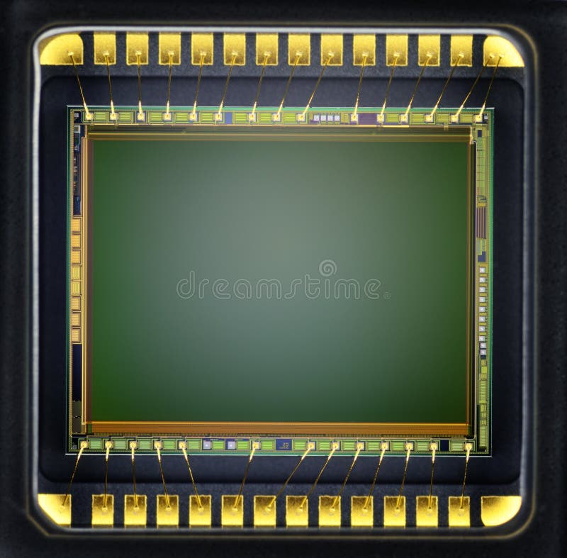 Close-up of Digital Camera Sensor Stock Image - Image of photodiode ...