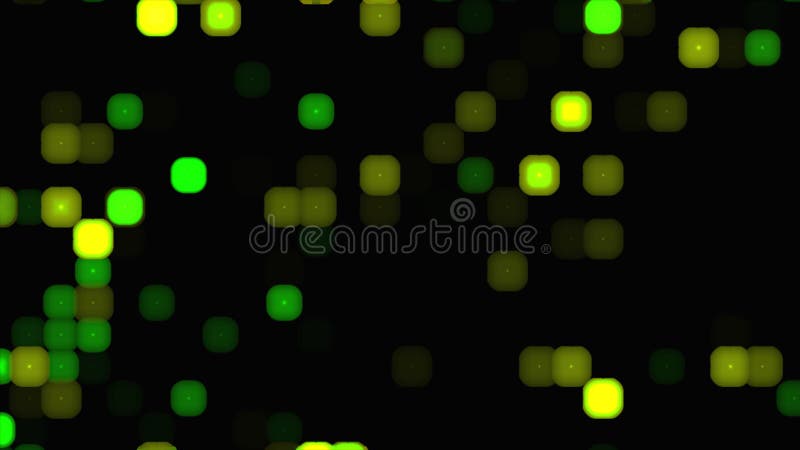 Close-up of Digital Square Shaped Abstract Animated Multicolored ...