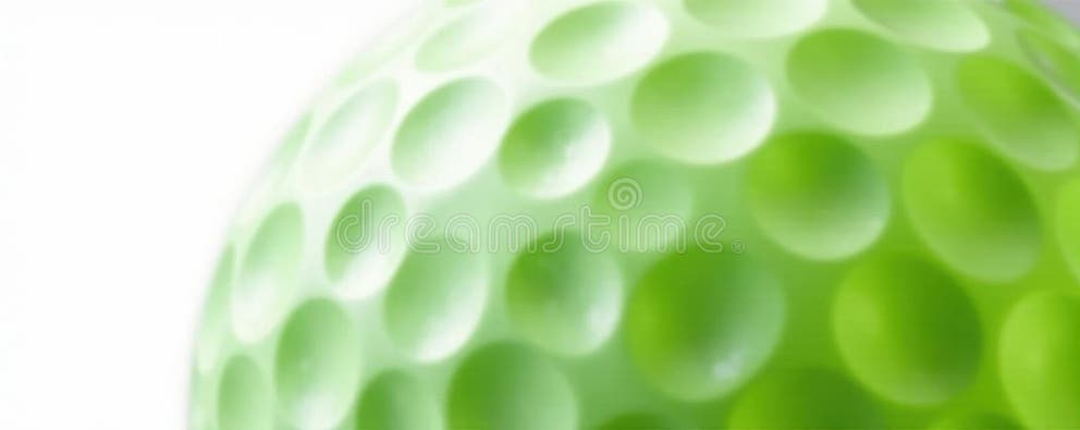 Close Up of Dimpled Golf Ball, Isolated on White , Dimples, Texture ...