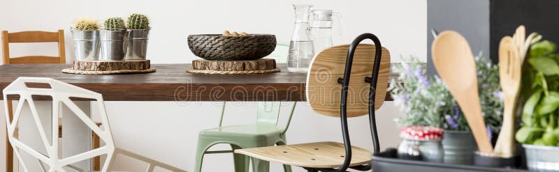 Close-up of dining table stock photo. Image of cover - 90502368