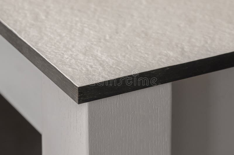 Close Up of Dining Table Corner Detail. Modern Kitchen Interior Concept ...