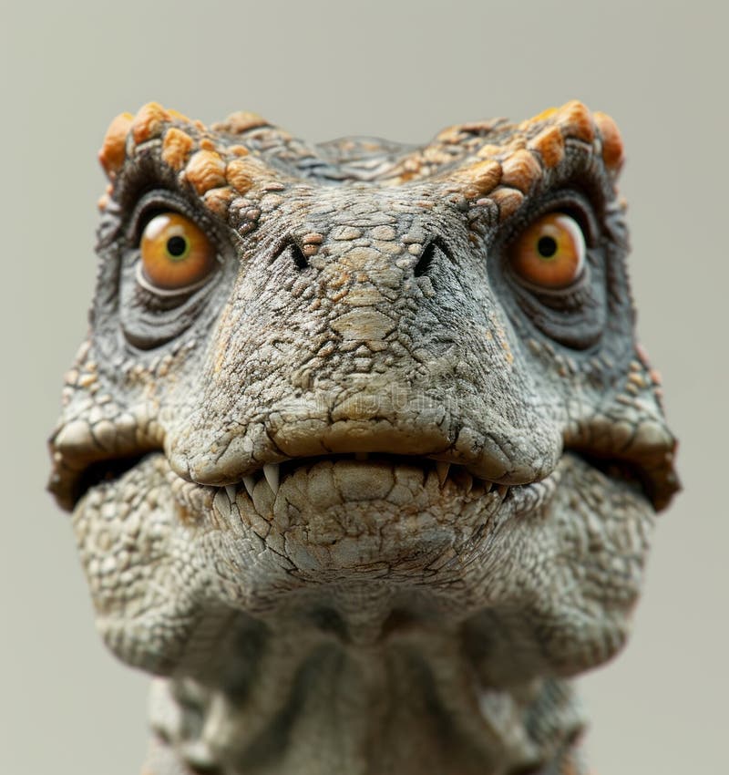 A Close Up of a Dinosaur with Big Ears Stock Image - Image of africa ...
