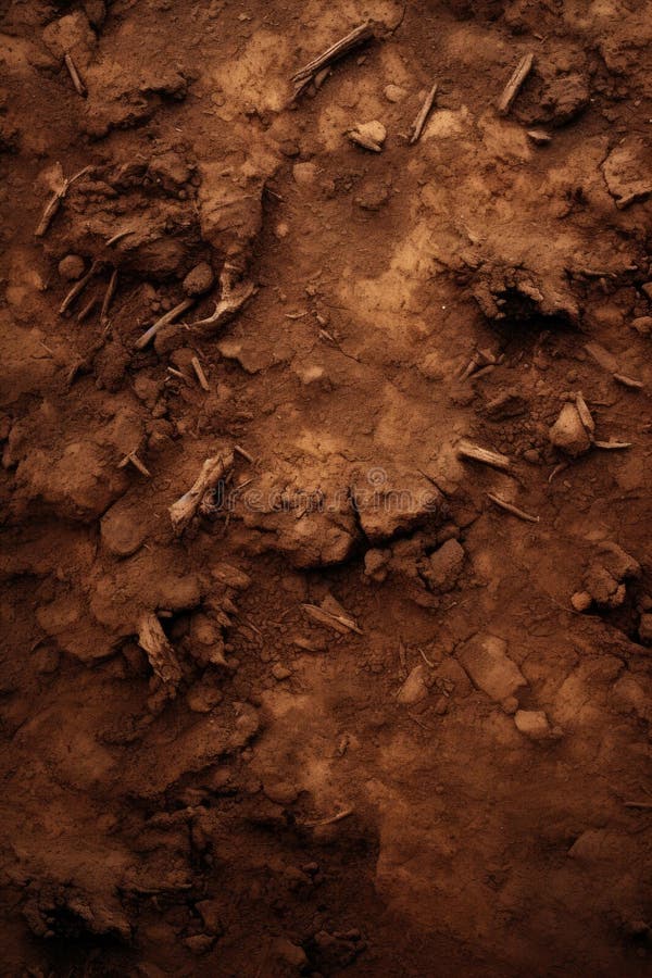 Close-Up of Dirt Ground Surface Stock Illustration - Illustration of ...