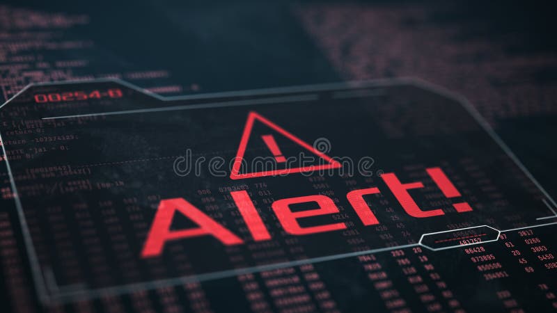 Warning message stock illustration. Illustration of phishing - 267280945