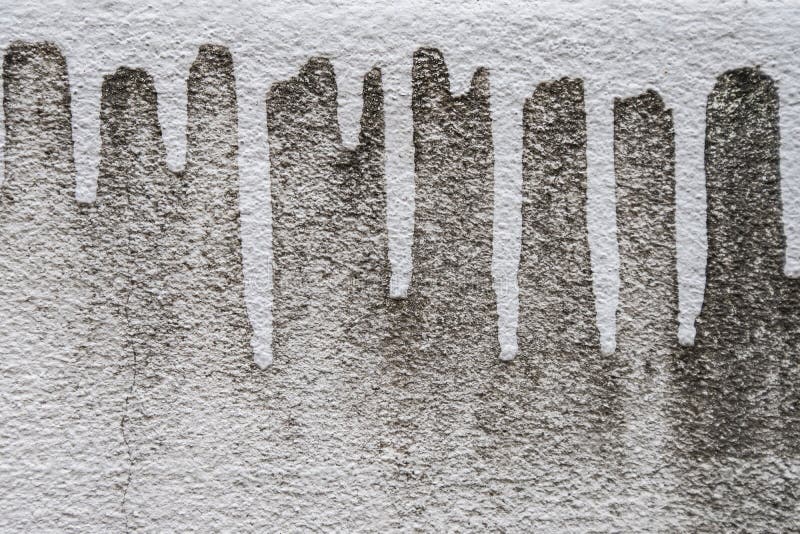 Close Up Dirty Wall with Drop of White Painted Color Stock Image ...