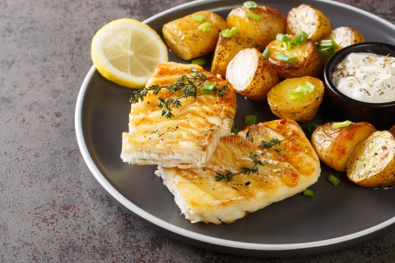 Jacket Potatoes with Bacon and Green Beans Close-up in a Bowl. Vertical ...