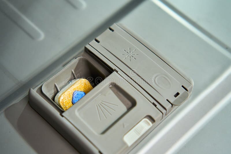Dishwasher Detergent Tablet Dispenser Compartment Stock Photos - Free ...