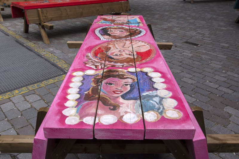 Close Up of a Disney Table at Amsterdam the Netherlands 15-5-2020 ...