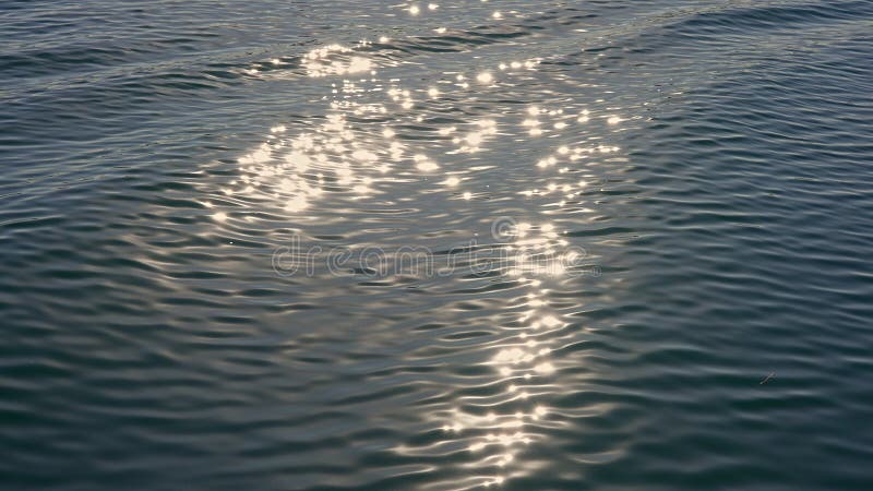Close Up of Disturbed Blue Ocean Water Surface Stock Image - Image of ...
