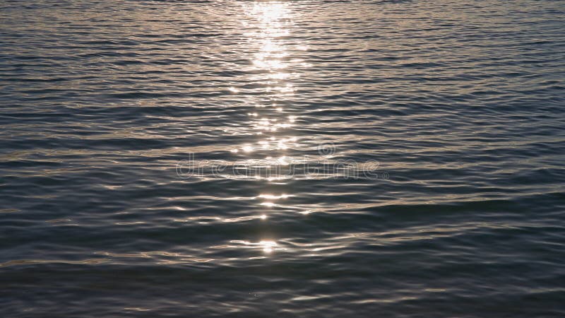 Close Up of Disturbed Blue Ocean Water Surface. Slow Motion Stock Image ...