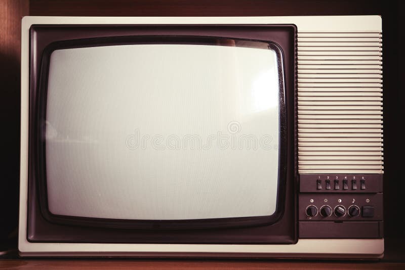Close Up Do Aparelho De Televisão Velho Imagem de Stock - Imagem de ...