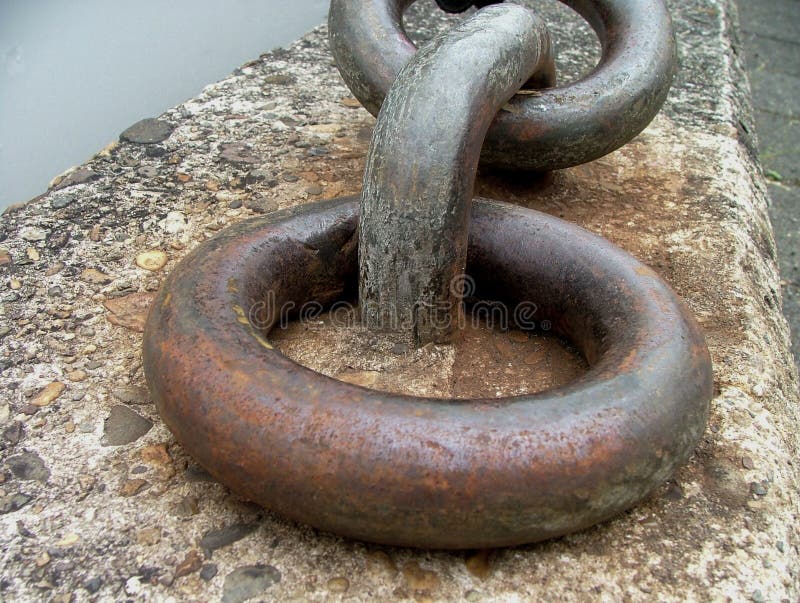 Dock Mooring with Rope and Clip Stock Image - Image of mooring ...