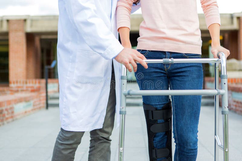 Close Up of a Doctor Helping Patient Stock Photo - Image of assist ...