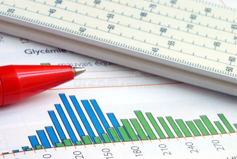 Close-up statistics stock illustration. Illustration of close - 160474916