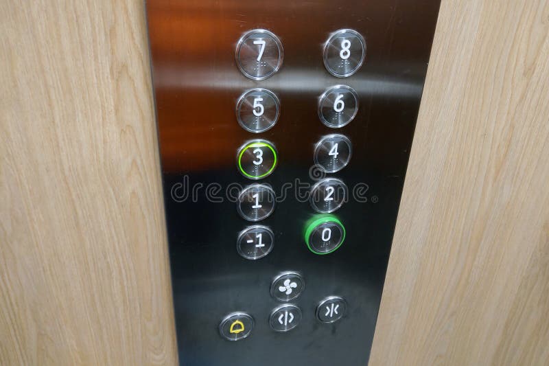 Close Up of a Door with Buttons Stock Image - Image of lock, door ...