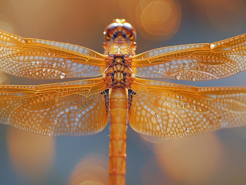 Close-up of a Dragonflys Wings Stock Photo - Image of ethereal ...
