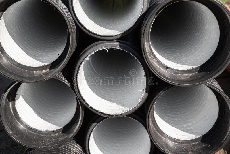 Close Up of Drainage Pipes on Outdoors Stock Image - Image of drainage ...