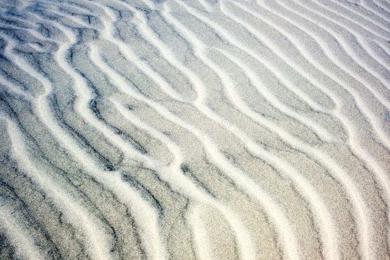 Close Up Dramatic Patterns in the Sand Stock Image - Image of desert ...