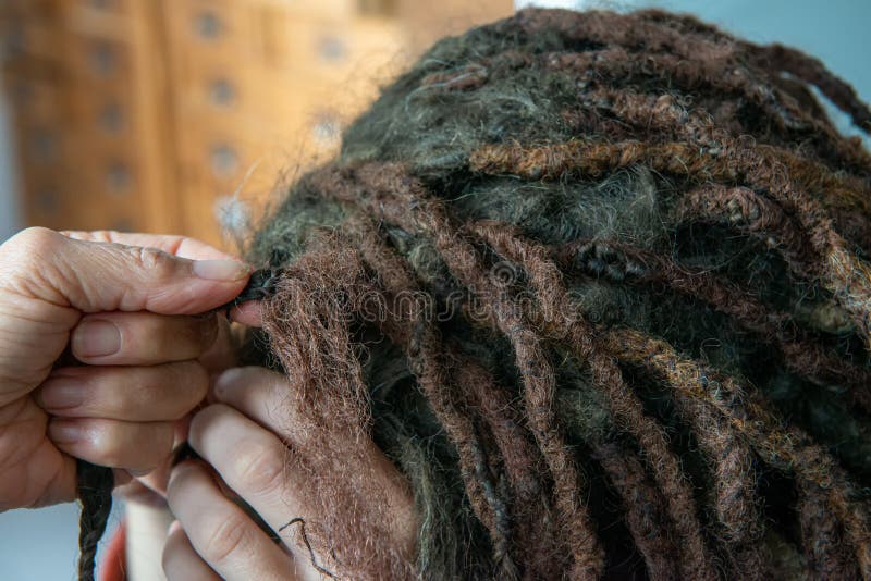 Close-up of Dreadlocks, Hairstyle Stock Image - Image of hair, dread ...