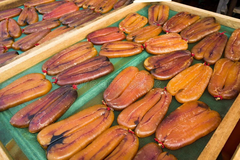 Dried Mullet Roe on the Table. Stock Photo - Image of festivals ...