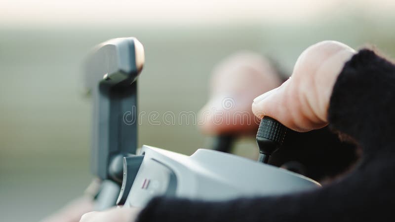 Finger on Joystick of Remote Controller Stock Photo - Image of pilot ...