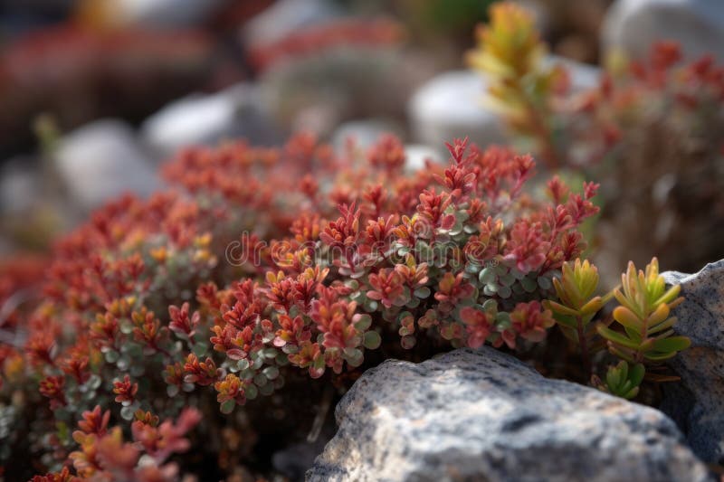 Close-up of Drought-tolerant Native Plant, with Its Unique Texture and ...