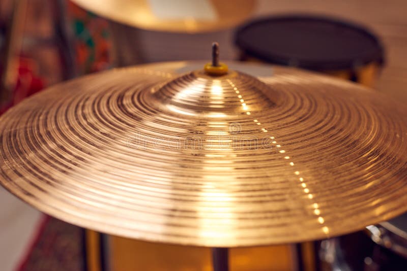 Bronze Cymbal - Resonating Bodies Stock Image - Image of swinging ...
