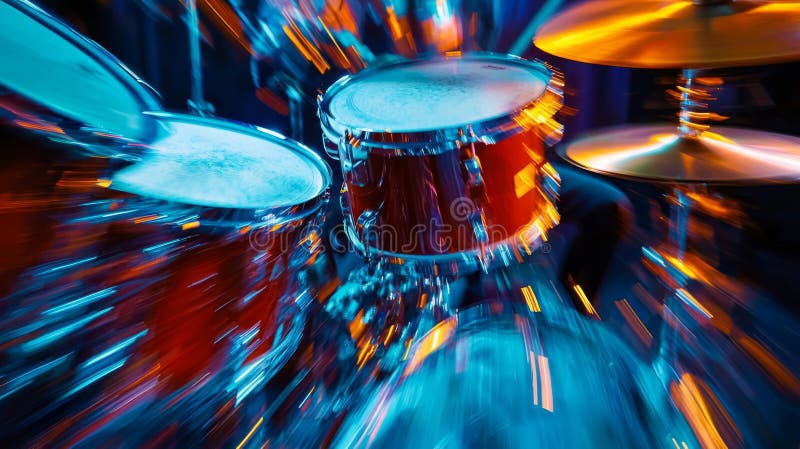 Close-up of Drummers Hands Playing the Drums during Jazz Performance ...