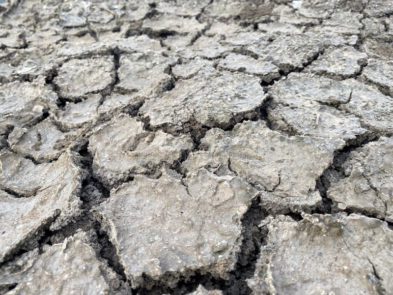 Dry Cracked Ground Texture Background Stock Image - Image of drought ...