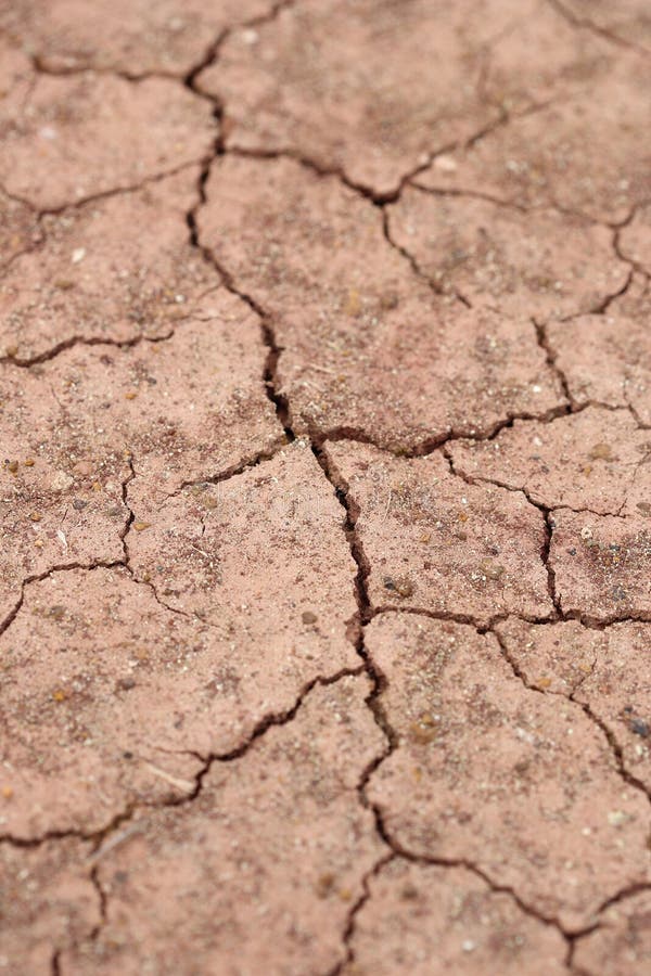 Close-up of Dry Dracked Soil Ground Stock Photo - Image of barren ...