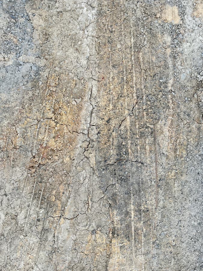 Dry Wheel Track on the Ground Stock Image - Image of pattern, design ...