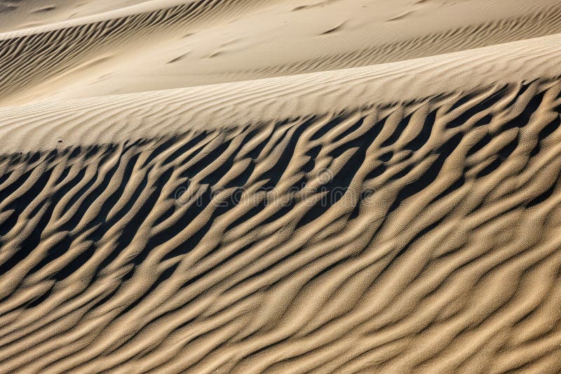 Close-up of Dunes, with the Patterns and Textures Visible Stock ...