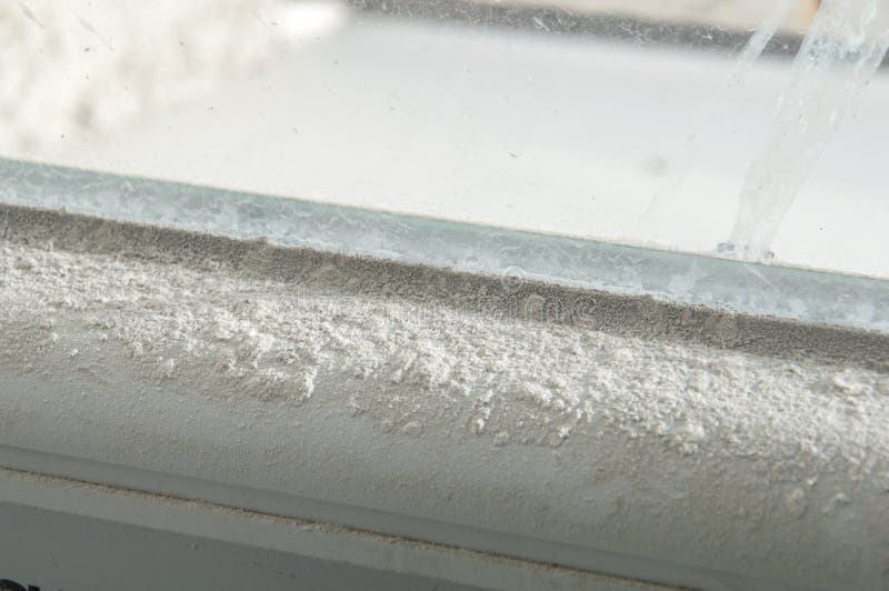 Close-up of a Dusty Window Frame Stock Photo - Image of window ...
