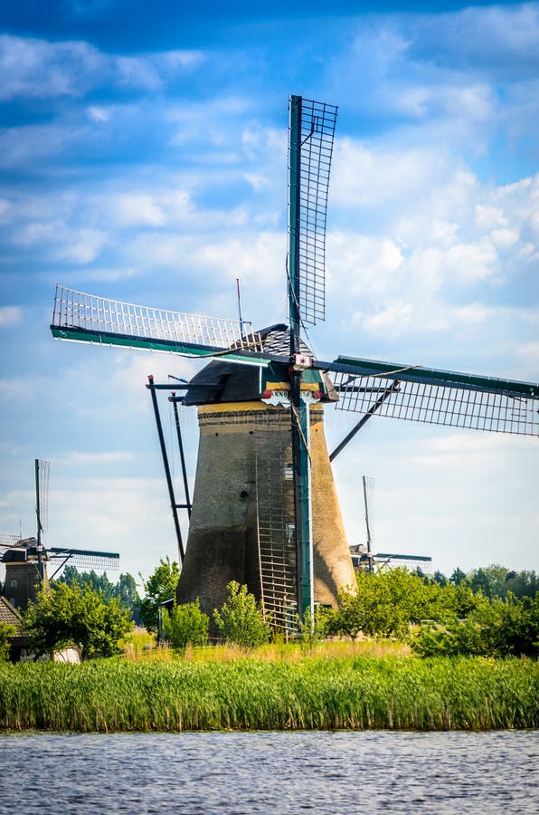 Close up of Dutch windmill stock photo. Image of netherlands - 31418678