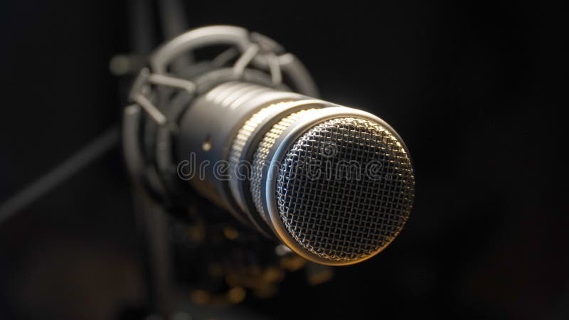 Broadcast microphone stock image. Image of hear, media - 629875