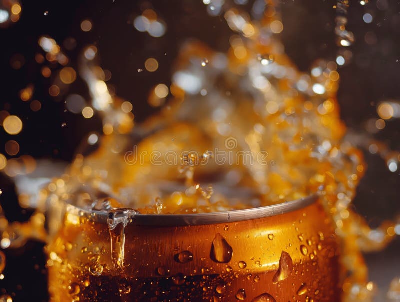 Liquid Gold Splash on Neutral Background Stock Photo - Image of ...