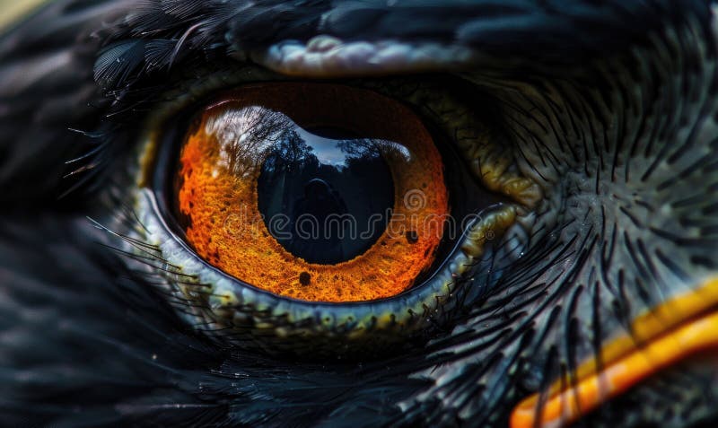 Close-up of Eagle S Eye. Macro of Hawk S Eye Stock Image - Image of ...