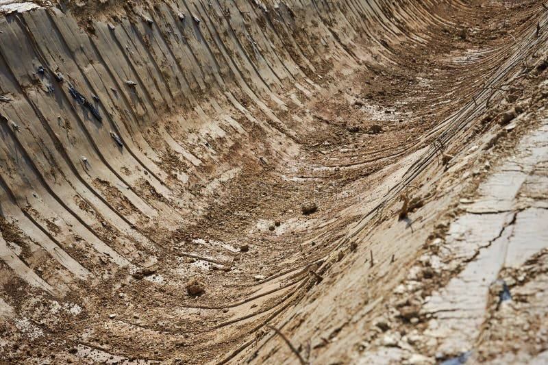 Close Up of Earth Pattern, Vertical Lines Stock Image - Image of empty ...