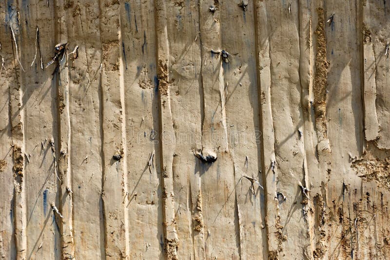 Close Up of Earth Pattern, Vertical Lines Stock Image - Image of ...