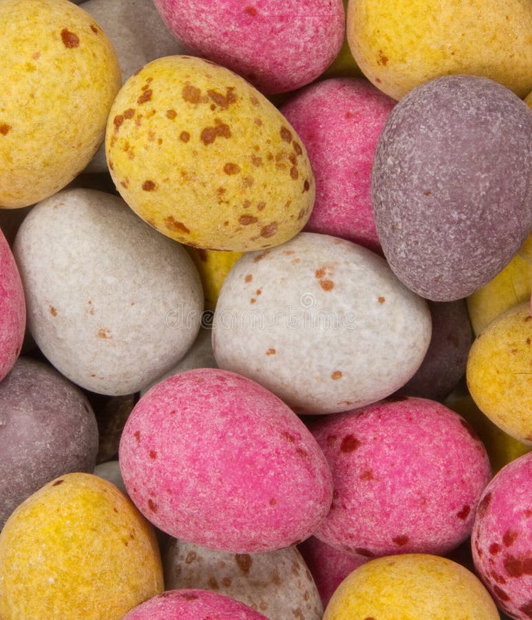 Close Up of Easter Egg Sweets Stock Photo - Image of isolated ...
