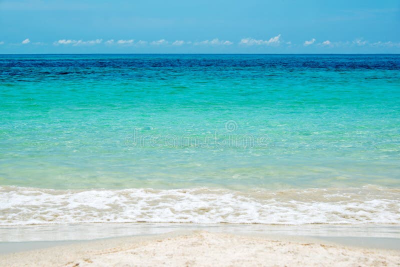 Close Up on the Edge of a Beach Stock Photo - Image of summer, shore ...