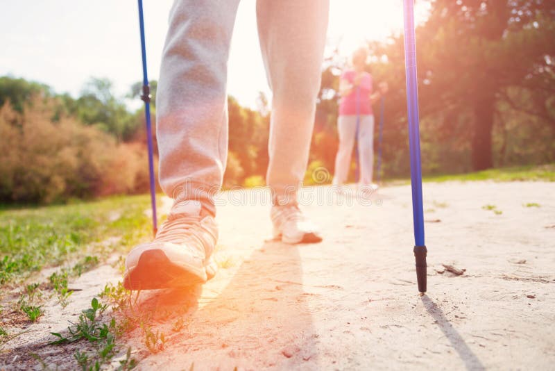 Close Up of Elderly People Using Walking Canes Stock Photo - Image of ...